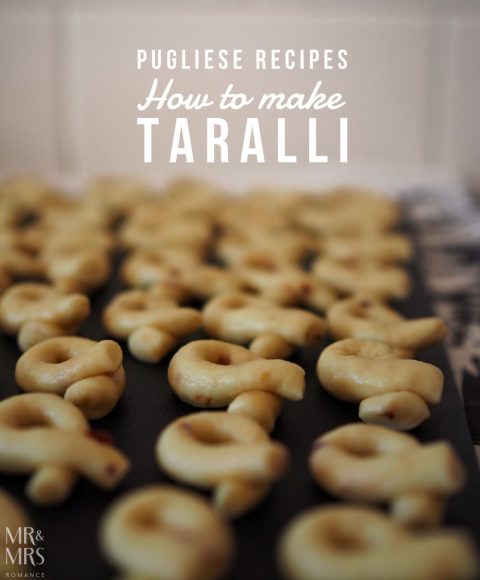 Food that takes you travelling – how to make taralli – Mr and Mrs Romance