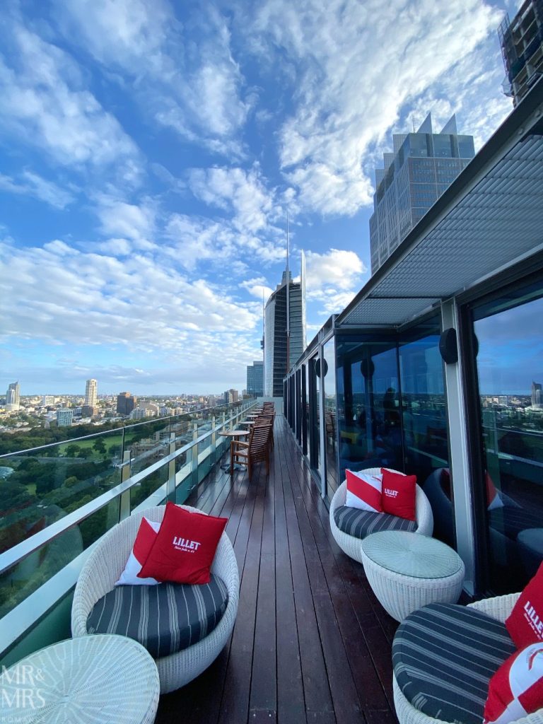 Panorama Lounge - the secret rooftop bar of the InterCon Sydney