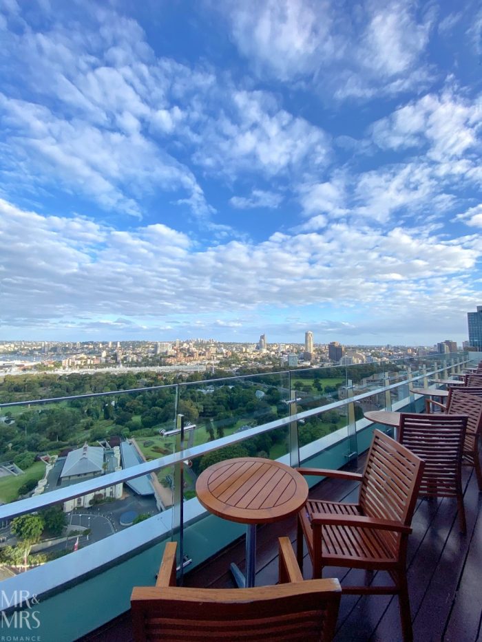 Panorama Lounge - the secret rooftop bar of the InterCon Sydney